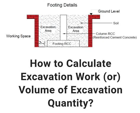 How To Calculate Excavation Work Or Volume