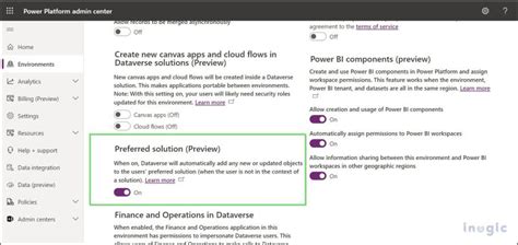 inogic on linkedin set your preferred solution in power apps for
