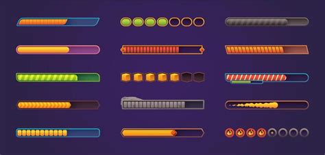 Game Progress Bar Vector Art Icons And Graphics For Free Download