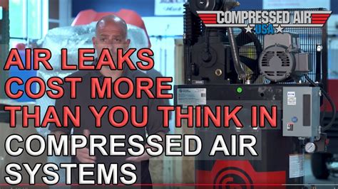 Identify and Fix Air Leaks in Compressed Air Systems | CompressedAirUSA.com - YouTube