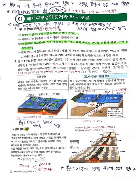 지구과학 필기노트 Pdf