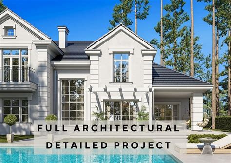 Full Detailed Big House Plan 24m X 14m Modern Floor Plans 5 Bedroom