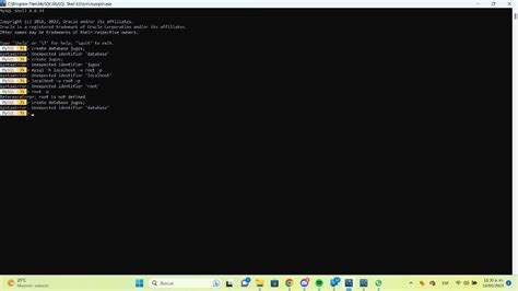 noo puedo entrar a mi mysql introducción a sql con mysql manipule y