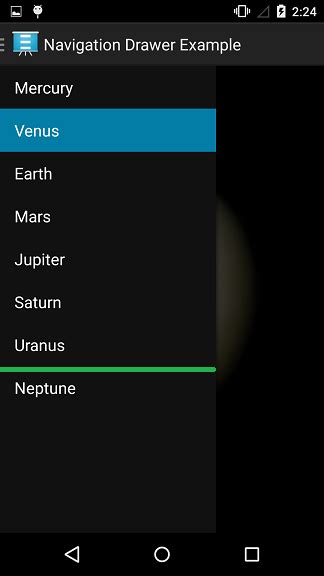 How To Add One Section Separator For Navigation Drawer In Android Stack Overflow