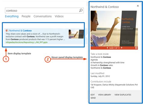 Sharepoint Server에 클래식 검색 결과가 표시되는 방식 이해 Sharepoint Server