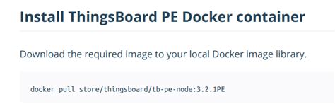 ThingsBoard PE Not Found On DockerHub Issue Thingsboard Thingsboard GitHub