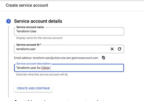 How To Create A Service Account For Terraform In Gcp