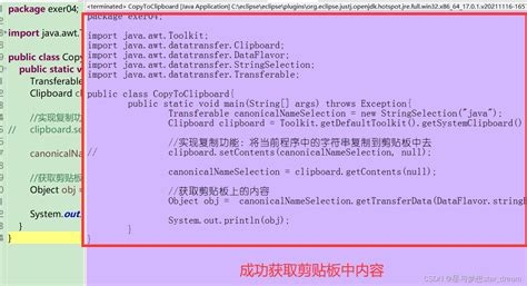 使用java将文本复制到剪贴板java读取文件一行 复制到剪切板 Csdn博客