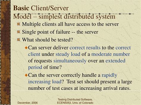 Ppt Testing Distributed Software Powerpoint Presentation Free Download Id 270856
