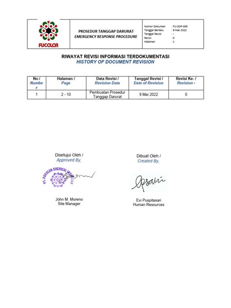 draft fu sop 005 prosedur tanggap darurat rev0 pdf