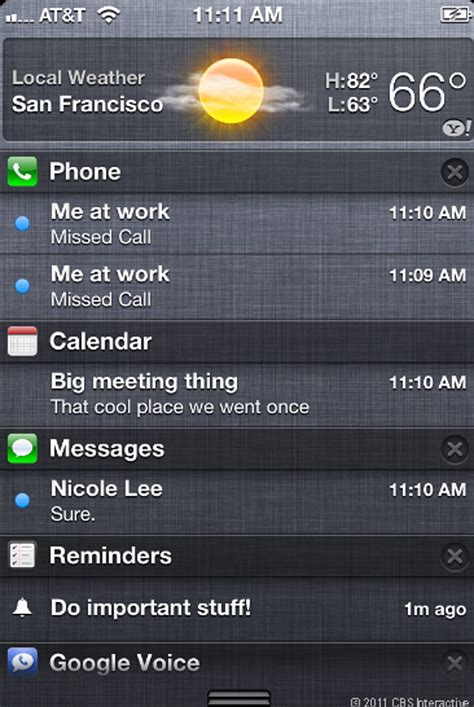 Notifications In Ios 5 Photos Cnet