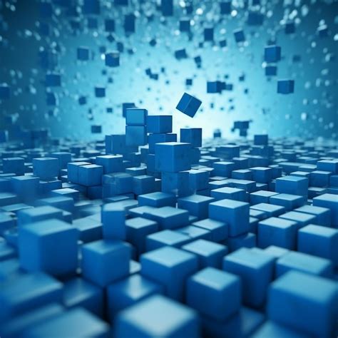 Premium Ai Image Abstract 3d Cubes Background Wallpaper With Glass Squares Colors Blocks