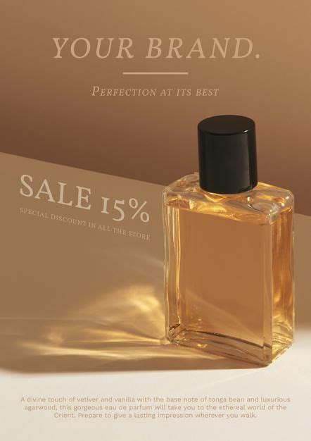판매 및 판촉을 위한 향수 포스터 템플릿 벡터 무료 벡터 Beauty Brochures Perfume Perfume Adverts