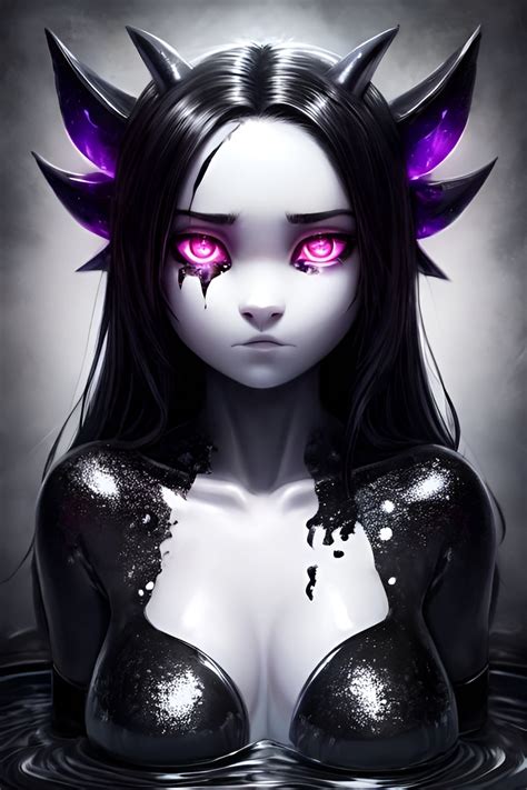 Monster Girl Art Girl Art Ink Black Ink Skin Ink Girl