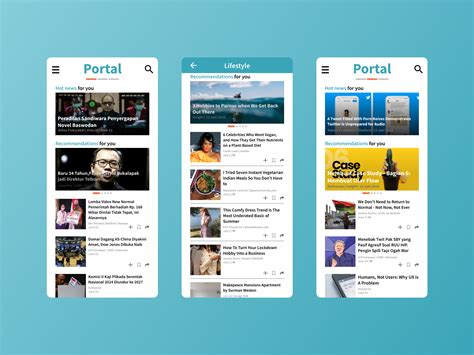 News Aggregator UI UX Design Case Study By Aryo Gilang Maudyansa On Dribbble