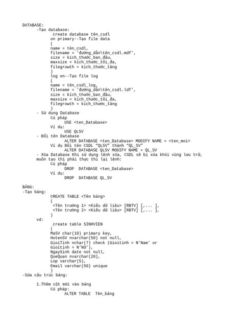 database pdf
