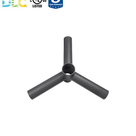 Street Pole Brackets 90 Degree Double Arm Spoke Tenon Adapter