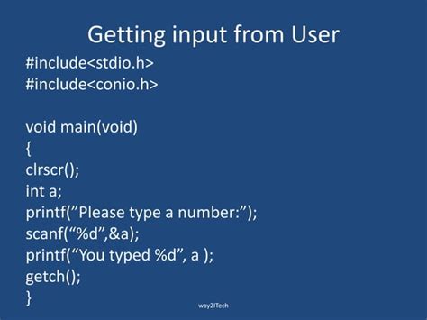 7 Input And Output Functions Ppt