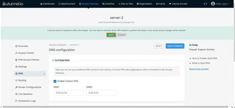 How To Enable External Dns On Vpn