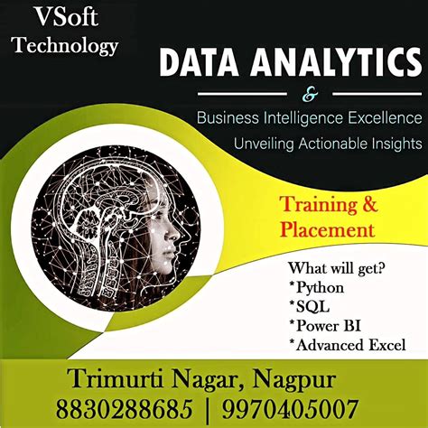 Vsoft 📊 Data Analyst Masters Program Training And Placement 📚 Training 🧑💻 Internship 🔍