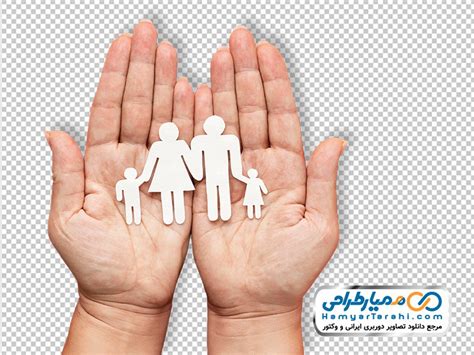 تصویر دوربری دست و وکتور خانواده 07230612 همیار طراحی