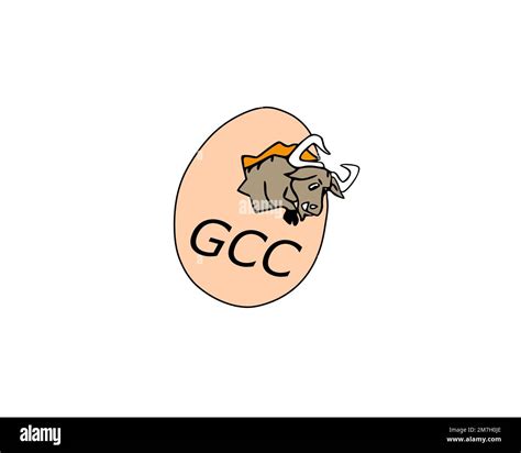GNU Compiler Collection Rotated Logo White Background B Stock Photo Alamy