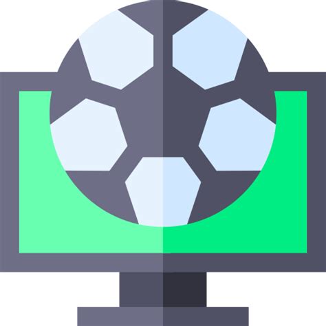 Soccer Basic Straight Flat Icon