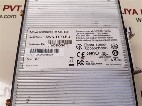 Moxa Awk 1100 Eu 80211gb Wireless Apbridgeclient Aeliya Marine Tech®
