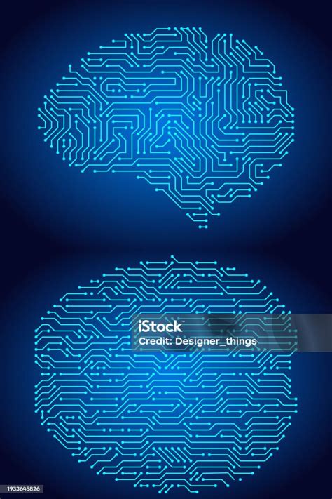 Circuit Board Brains Artificial Intelligence Microchip Ai Chip And