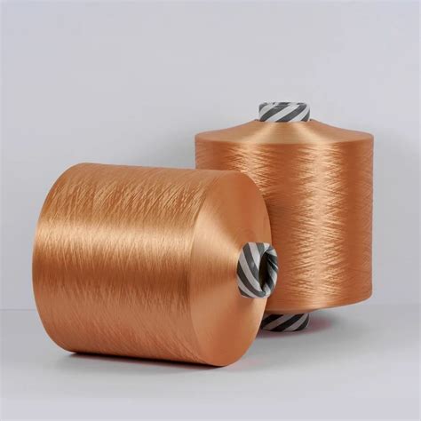 Orange Plain 30096 Chiku Polyester Yarn Count 50 At Rs 165kg In Surat