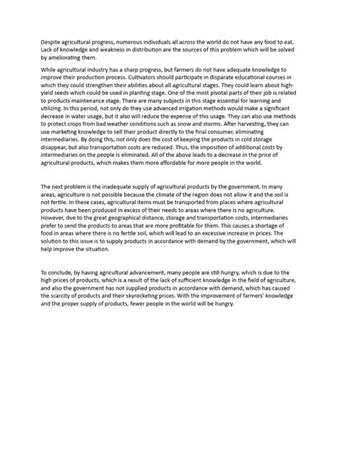 Writing Task 2 Problem Solution Pdf Agriculture Agricultural