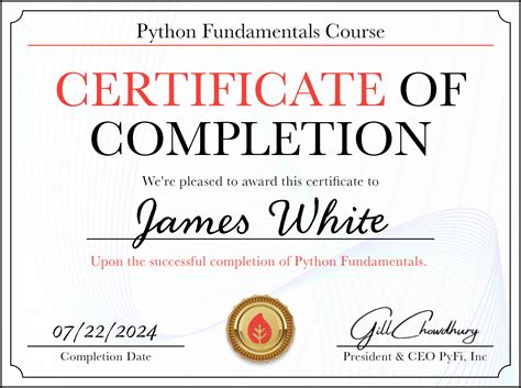 Python Fundamentals Course Pyfi