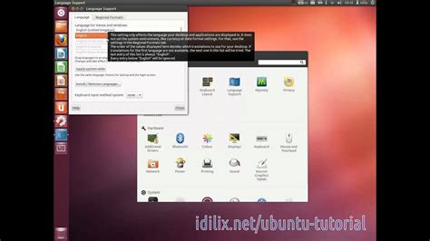 1 Set Up Language Ubuntu 1204 Lts Tutorial 1 Simple Tasks Youtube