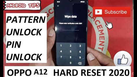 OPPO A12 Hard Reset PATTERN UNLOCK SUCCESSFULLY 2020 YouTube