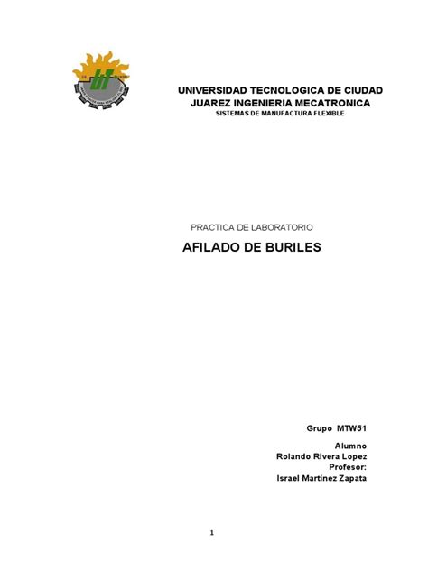 Afilado De Buril Pdf Acero Materiales