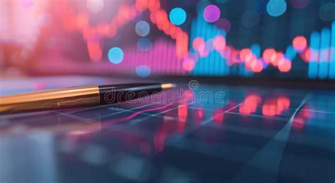 Financial Trading Chart Analysis During Evening Business Hours Stock
