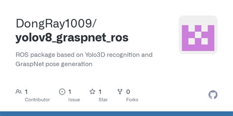 Github Dongray1009yolov8graspnetros Ros Package Based On Yolo3d Recognition And Graspnet