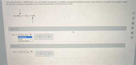 solved using the principles of vsepr theory you can predict