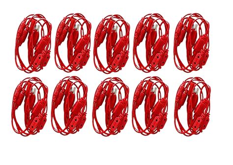 Esptronics 10 Pcs 10 1 Decorative Lighting Multi Female Plug Jointer Connector For Light