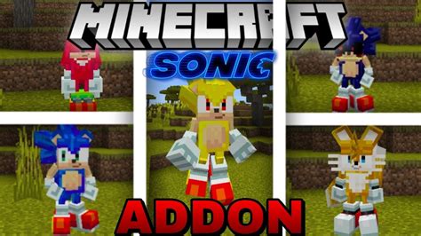 Novo Addon Do Sonic Para O Minecraft Bedrock 1 20 Youtube