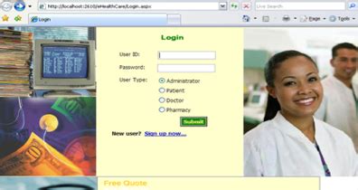 E Health Care Management System Java Project Code With C