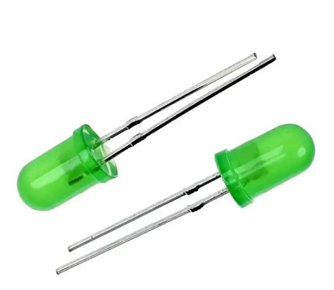 Led 5mm Led Light Emitting Diode Bright Pcb Breadboard Friendly Red Blue Green White Colour