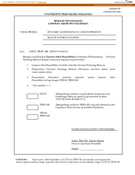 Pdf Dynamic Scheduling In A Multi Product Manufacturing System