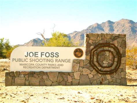 Joe Foss Shooting Range Signs Of Arizona