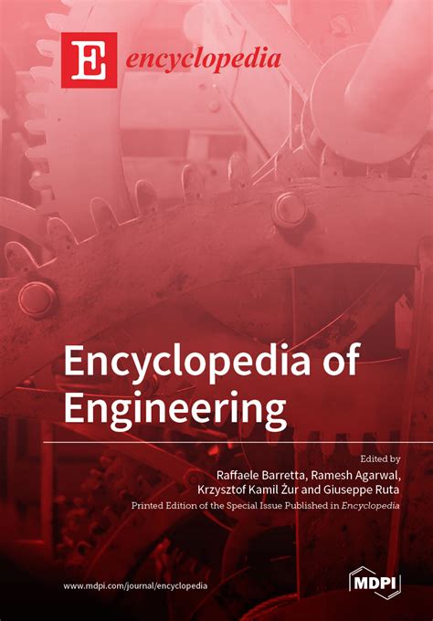 Encyclopedia Of Engineering Mdpi Books