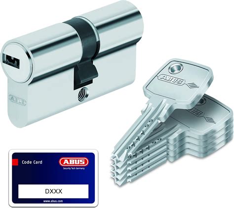 Abus Door Cylinder Lock with Key, Silver, 27065 – BigaMart