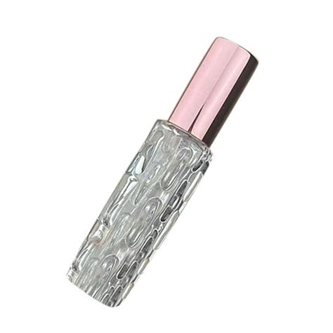 Rose Gold Aluminum Nozzle Refillable Perfume Atomizer 10ml Portable Oil