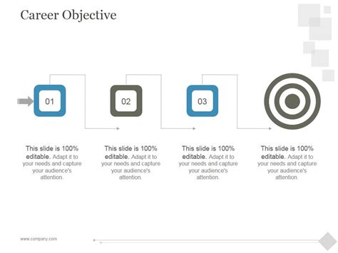 Career Objective Ppt Powerpoint Presentation Diagrams