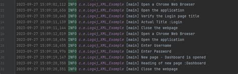 how to save log4j 2 logs in output file using xml configuration qa