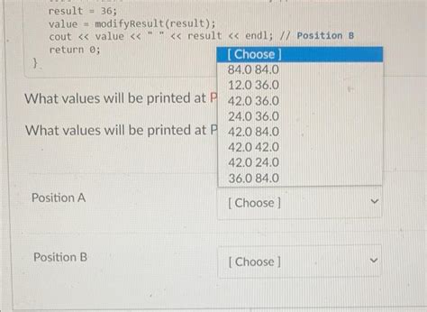 Solved Consider The Following C Code Double ModifyValue Chegg Com